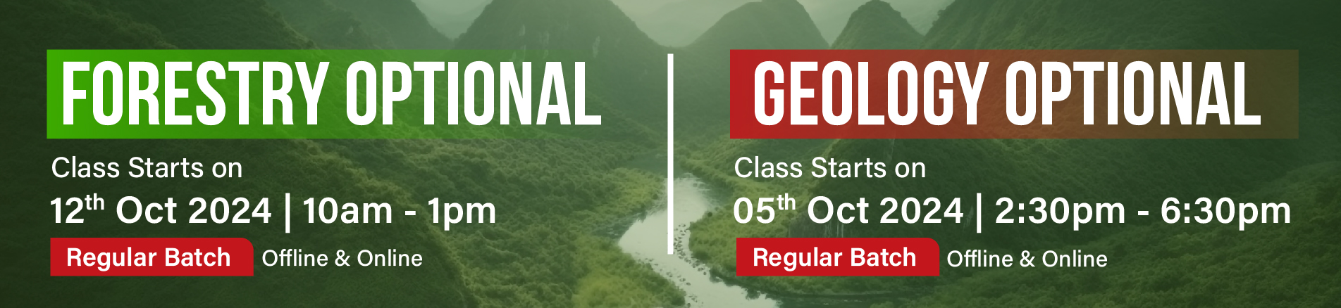 Forestry & Geology Optional Programme | Shankar IAS Academy